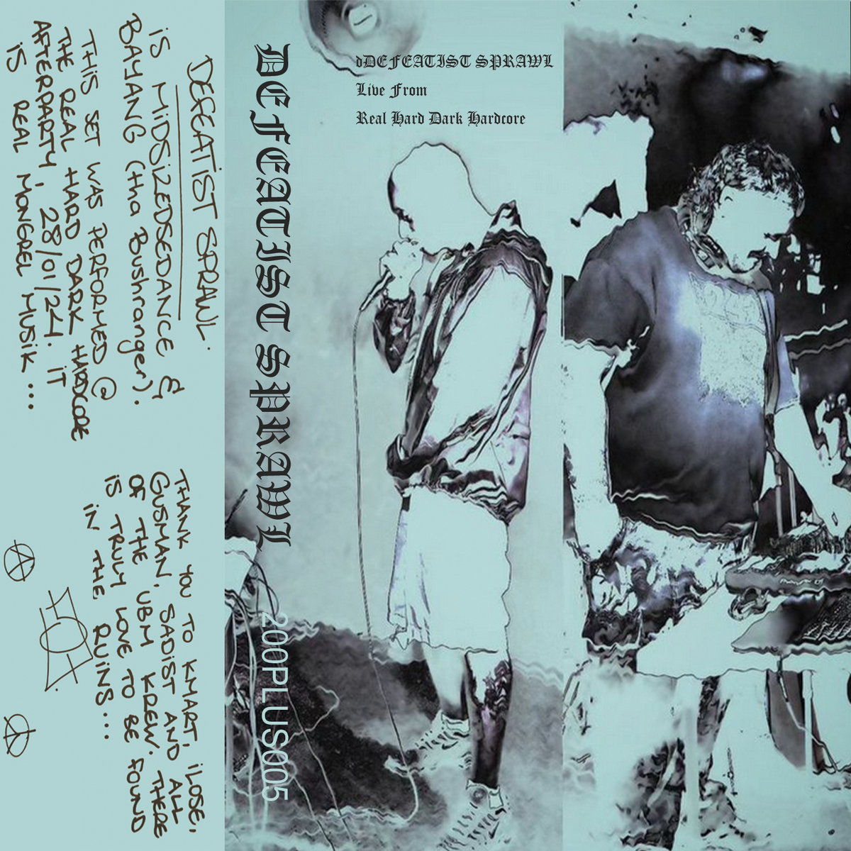 Defeatist Sprawl Live from the Real Hard Dark Hardcore by DEFEATIST ...
