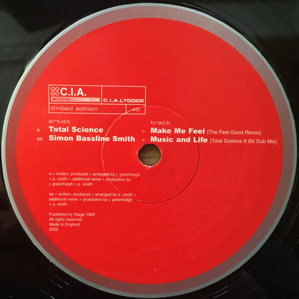 Make Me Feel / Music and Life (Remixes) by Total Science / Simon ...