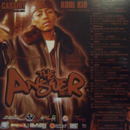 The Answer Part 2 by Cassidy (Mixtape, Hardcore Hip Hop): Reviews ...