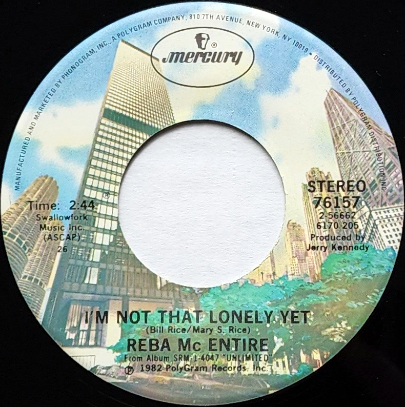 I'm Not That Lonely Yet / Over Under and Around by Reba McEntire ...