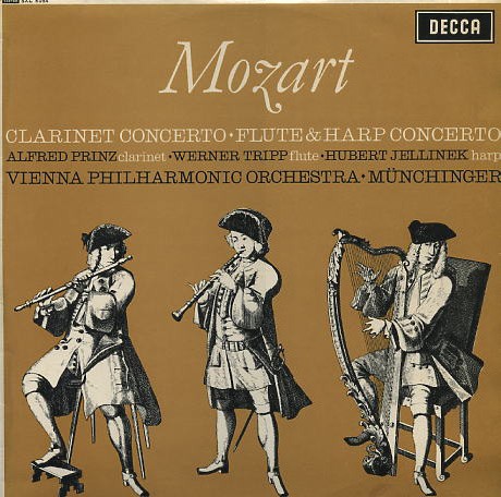 Clarinet Concerto; Flute & Harp Concerto by Vienna Philharmonic ...