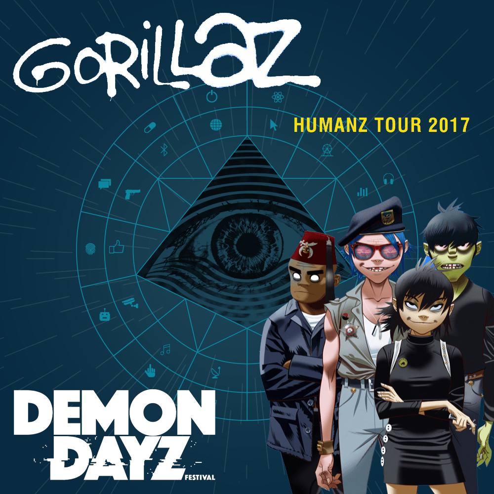 Humanz Tour 2017 06 10 Demon Dayz Festival Uk By Gorillaz Bootleg