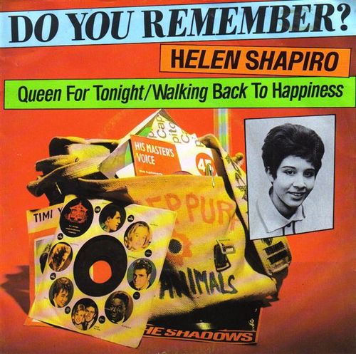 Queen for Tonight / Walking Back to Happiness by Helen Shapiro (Single ...