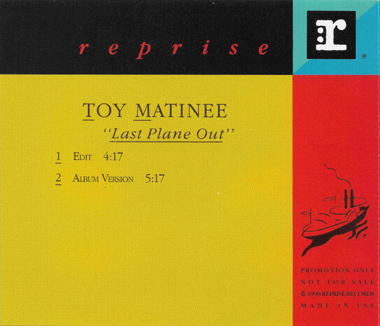 Last Plane Out by Toy Matinee (Single, Pop Rock): Reviews, Ratings ...