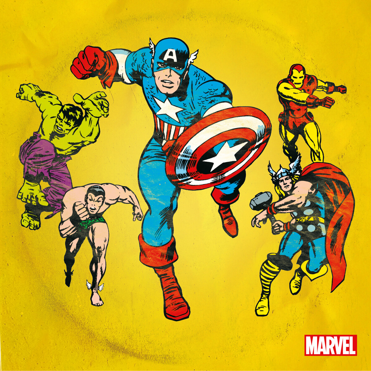 The Marvel Super Heroes Have Arrived / Merry Marvel Marching Society by Marvel Chorus (Single ...