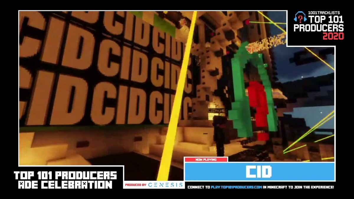 1001Tracklists Top 101 Producers 2020 Minecraft Festival | Mainstage by ...