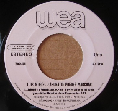 Ahora te puedes marchar by Luis Miguel (Single, Dance-Pop): Reviews ...
