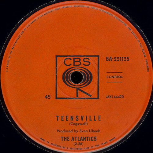 Teensville / Boo Boo Stick Beat by The Atlantics (Single): Reviews ...