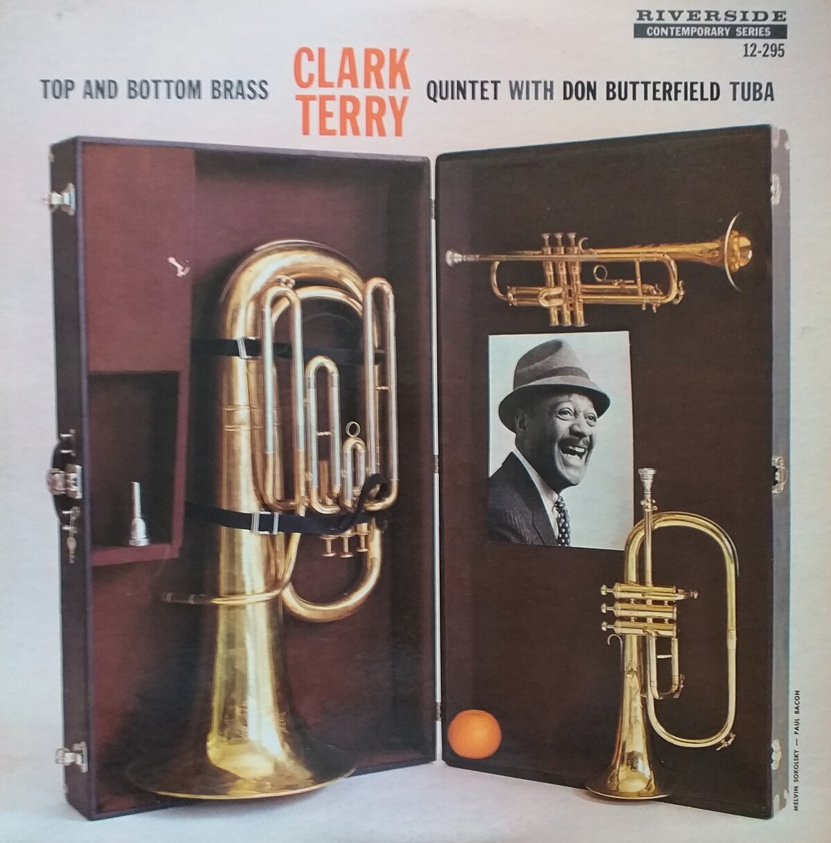 Top and Bottom Brass by Clark Terry Quintet (Album; Riverside; RLP 12 ...