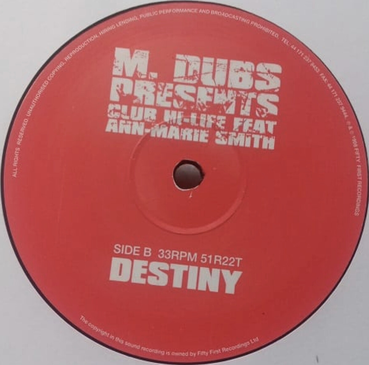 Destiny by M. Dubs Presents Club Hi-Life (EP, UK Garage): Reviews ...