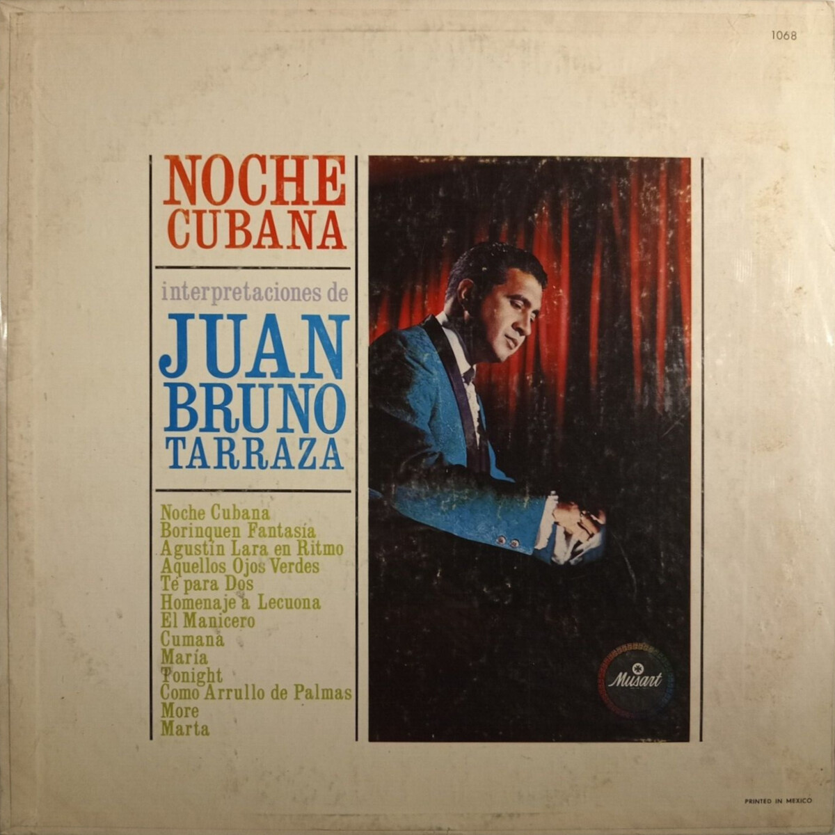 Noche cubana by Juan Bruno Tarraza (Album; Musart; D 1068): Reviews, Ratings, Credits, Song list ...