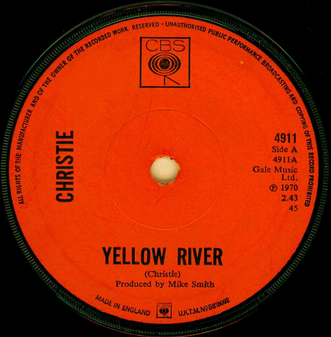 Yellow River / Down the Mississippi Line by Christie (Single, Pop Rock ...