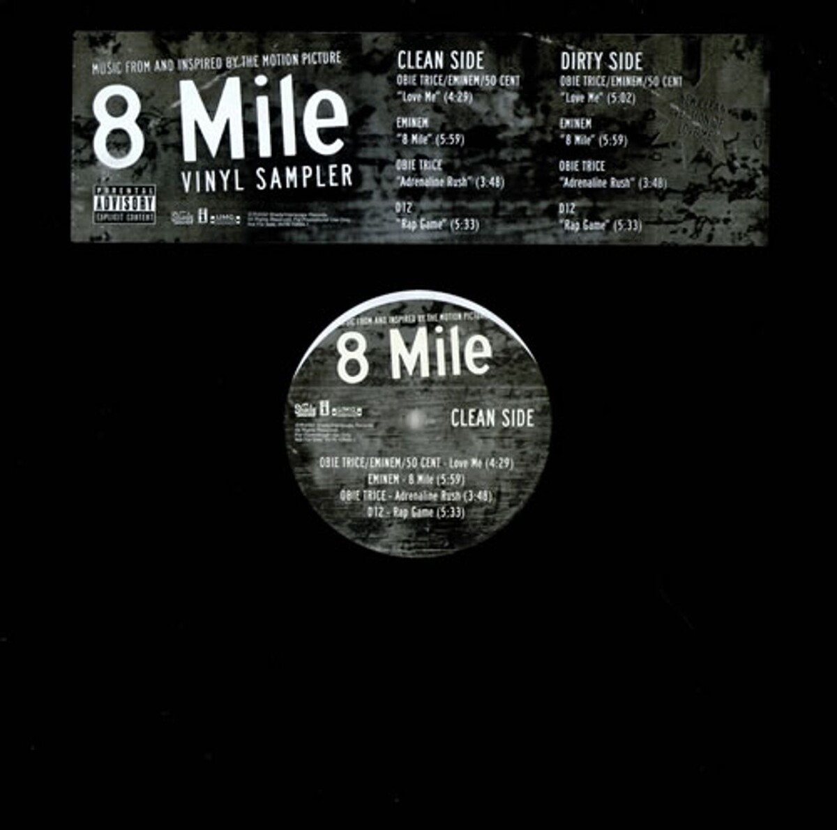 8 Mile Vinyl Sampler by Various Artists (Additional release): Reviews ...