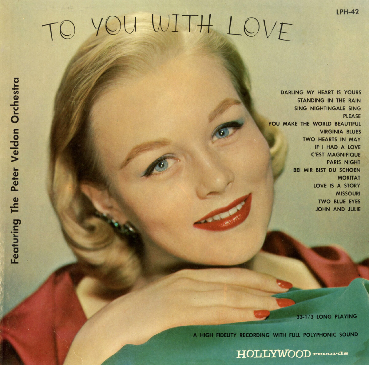To You With Love by The Peter Veldon Orchestra (Album): Reviews ...