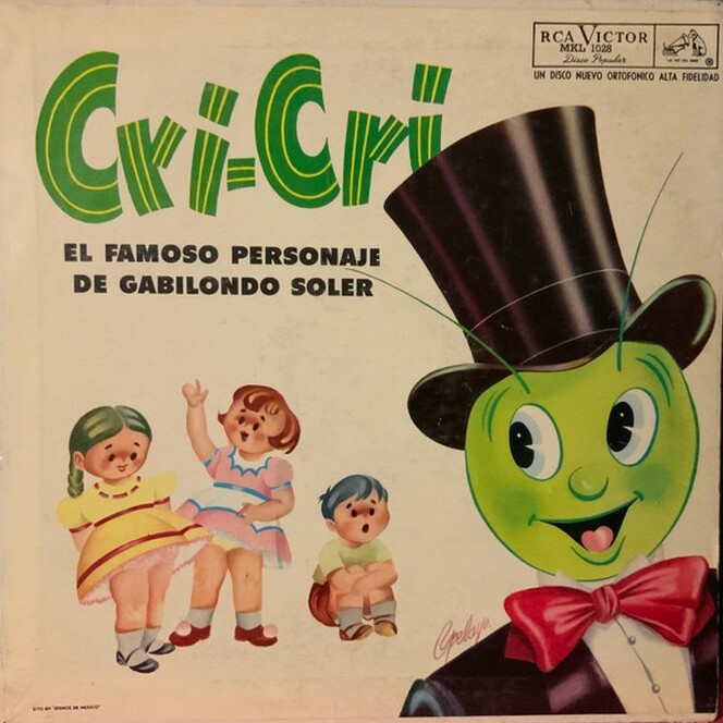 El grillito cantor: Vol. I by Cri Cri (Album; RCA Victor; MKL 1028 ...