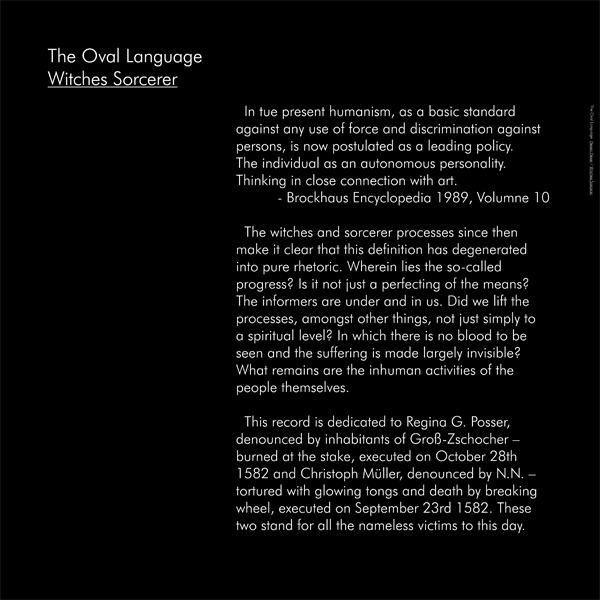 Hexen Hexer / Witches Sorcerer by The Oval Language (Album): Reviews, Ratings, Credits, Song ...