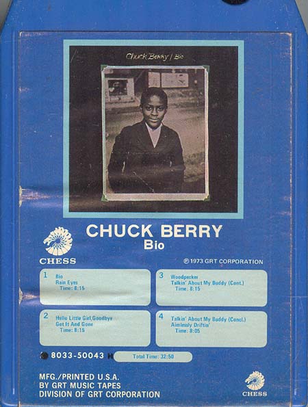 Bio by Chuck Berry (Album; Chess; 8033-50043): Reviews, Ratings ...