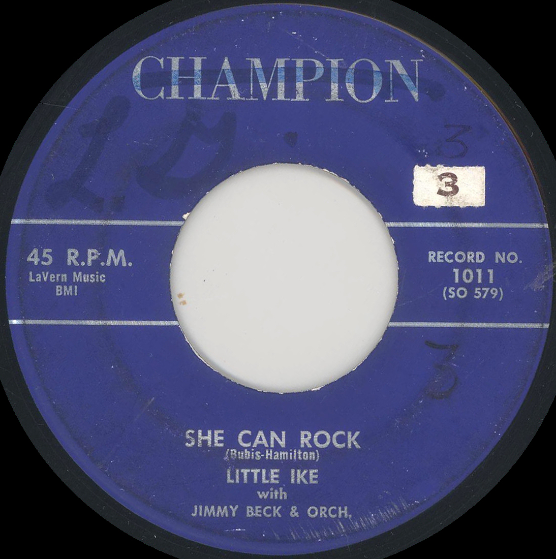 She Can Rock / Am I Losing You by Little Ike With Jimmy Beck & Orch ...