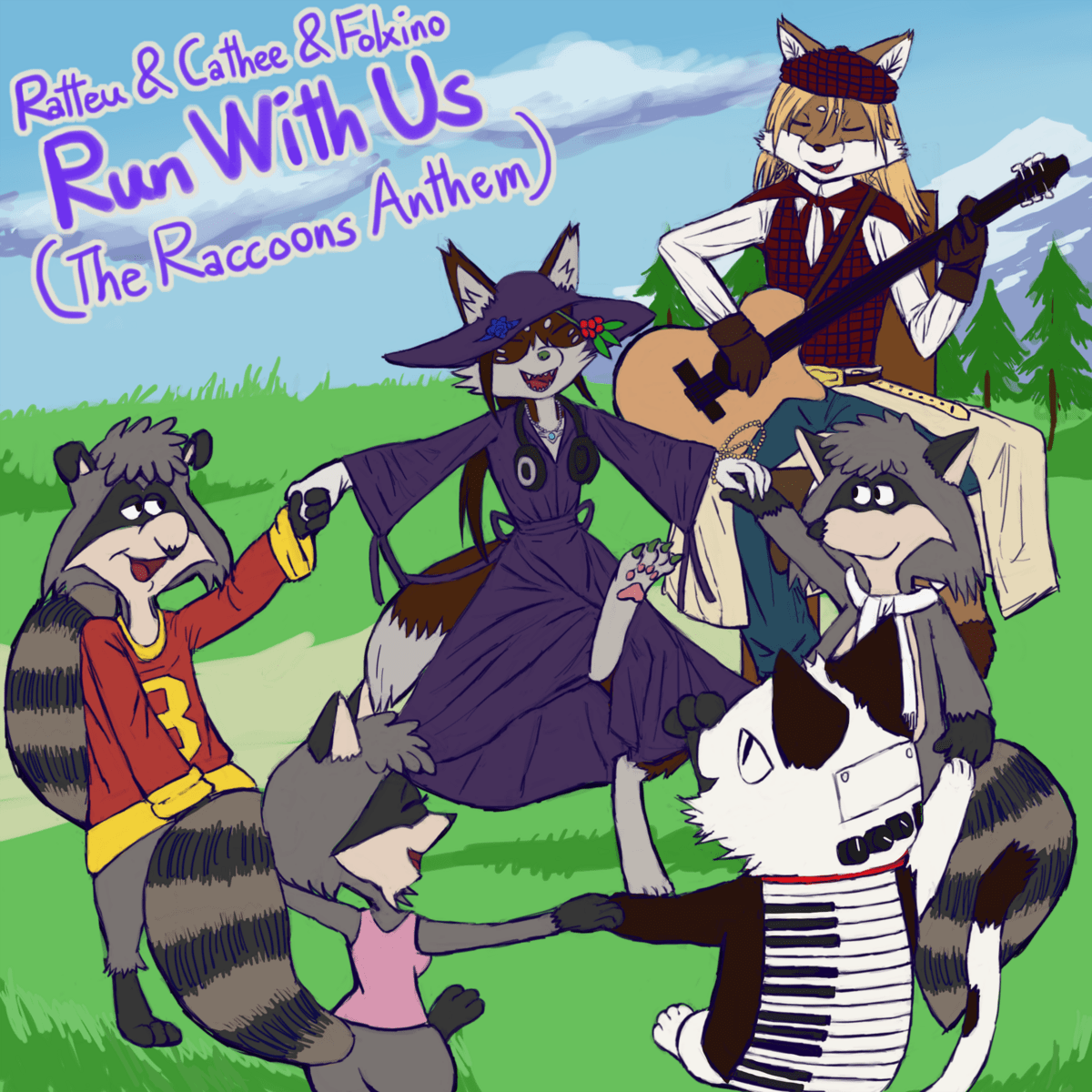 Run With Us (The Raccoons Anthem) by Ratteu / Cathee / Folxino (Single ...