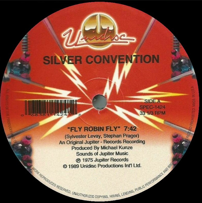 Fly Robin Fly / Lady Bump by Silver Convention / Penny McLean (Single ...