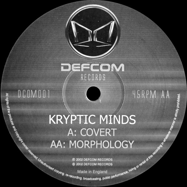 Covert / Morphology by Kryptic Minds (Single, Drum and Bass): Reviews, Ratings, Credits, Song ...