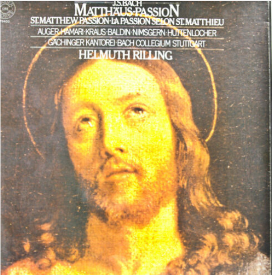 Matthäus-Passion by Bach-Collegium Stuttgart / Gaechinger Cantorey ...