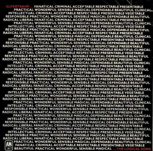 The Logical Song / Just Another Nervous Wreck by Supertramp (Single; A& 2128-S): Reviews ...