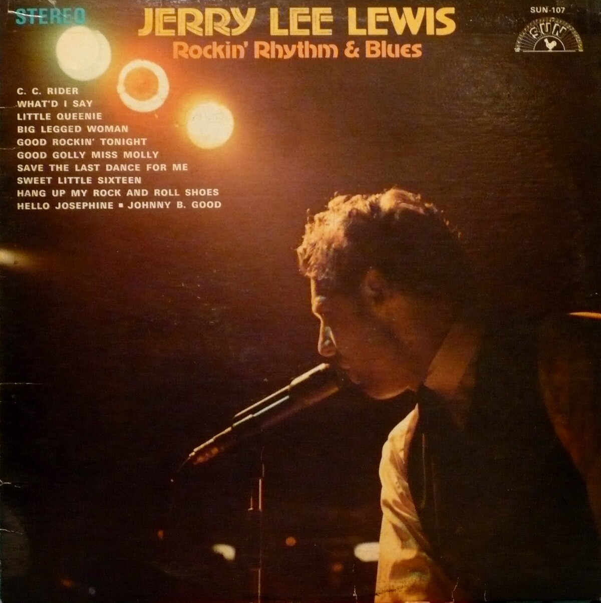 Rockin' Rhythm & Blues by Jerry Lee Lewis (Album; Sun; SUN -107 ...