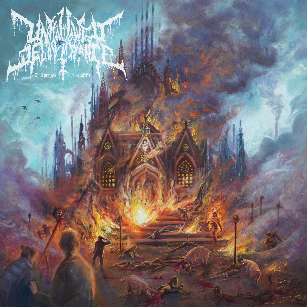 Of Spectres and Strife by Unhallowed Deliverance (Album, Brutal Death ...