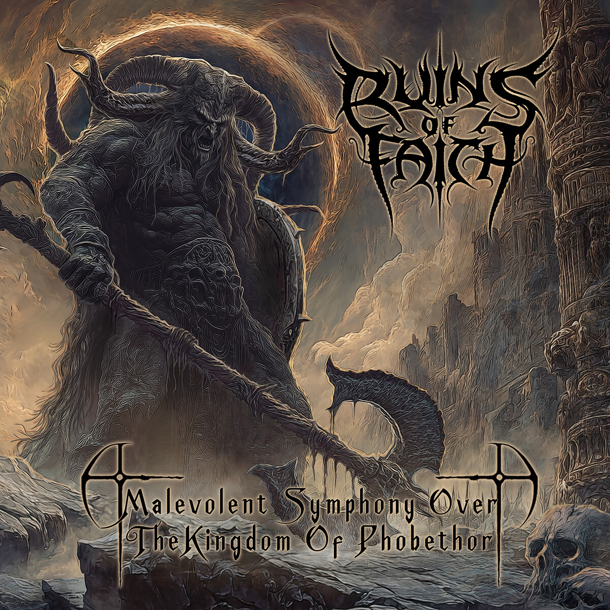 Malevolent Symphony Over the Kingdom of Phobethor by Ruins of Faith (EP ...