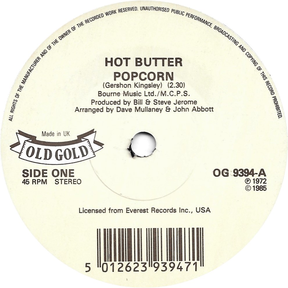 Popcorn / Pepper Box by Hot Butter / The Peppers (Single ...