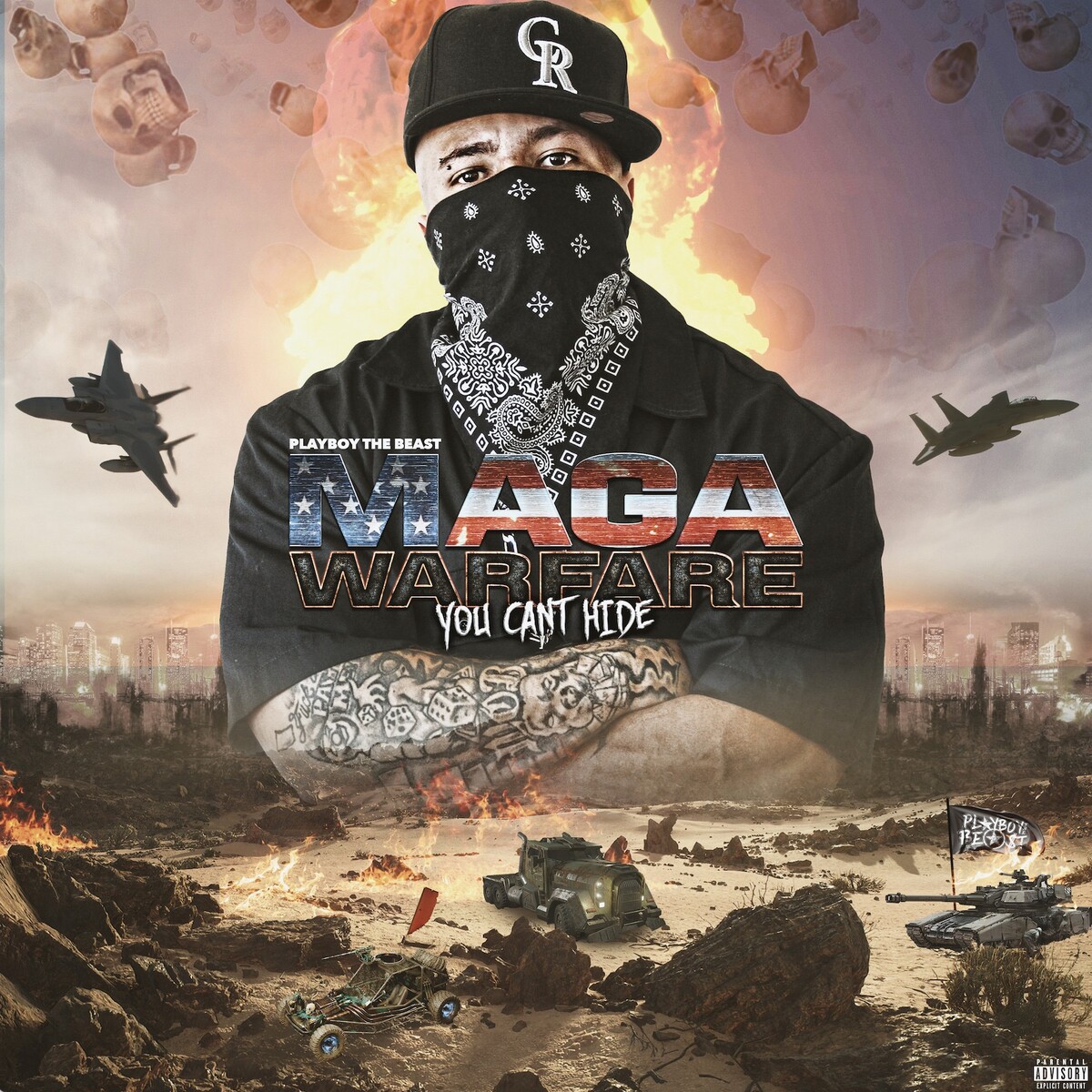 Maga Warfare: You Can't Hide by Playboy the Beast (Single): Reviews ...