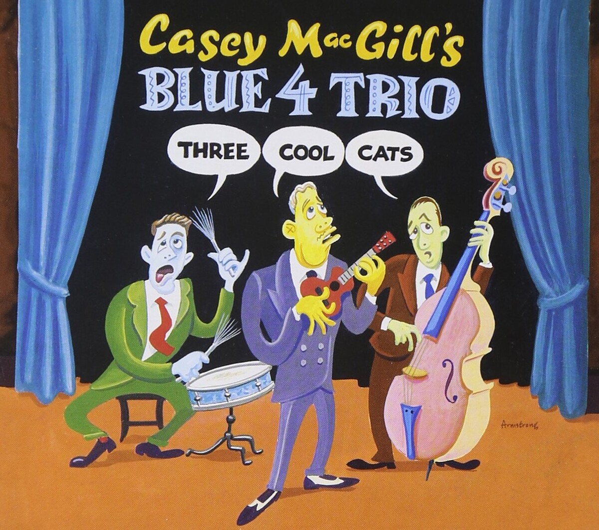 Three Cool Cats by Casey MacGill's Blue 4 Trio (Album): Reviews ...