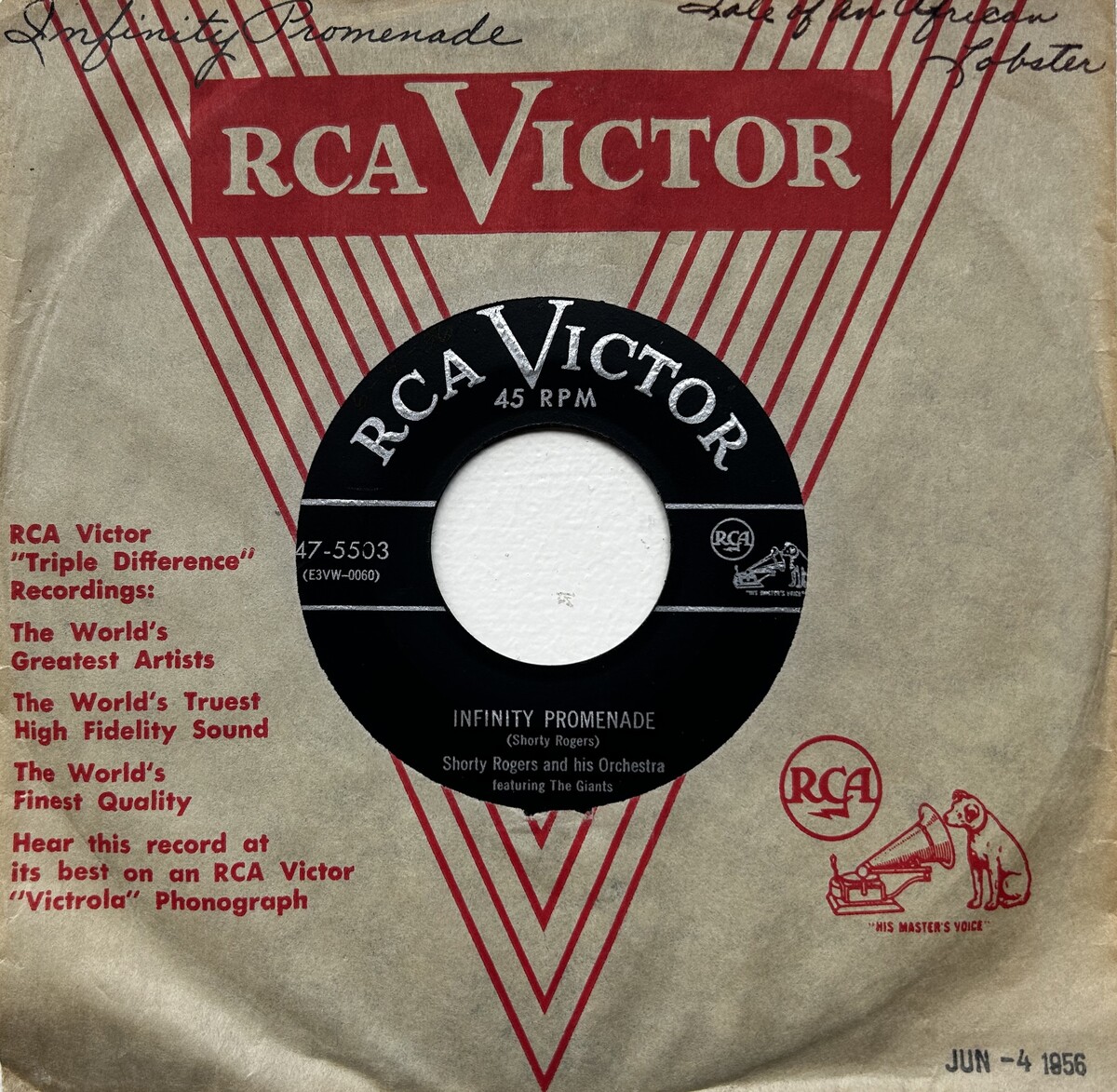 Infinity Promenade / Tale of an African Lobster by Shorty Rogers ...