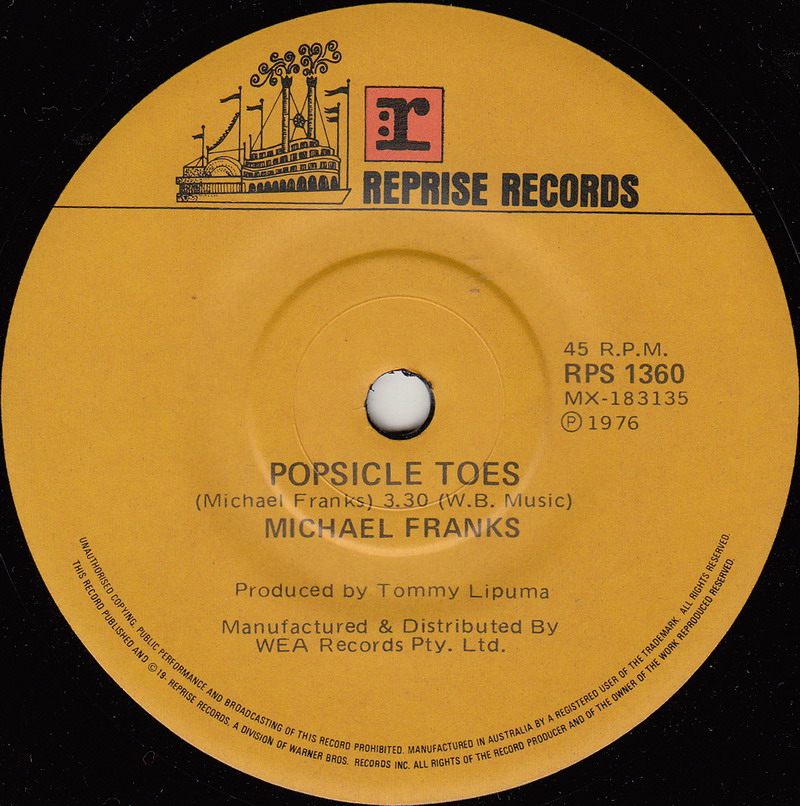Popsicle Toes / I Don't Know Why I'm So Happy I'm Sad by Michael Franks ...
