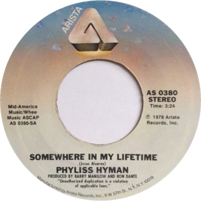 Somewhere in My Lifetime / Gonna Make Changes by Phyliss Hyman (Single ...