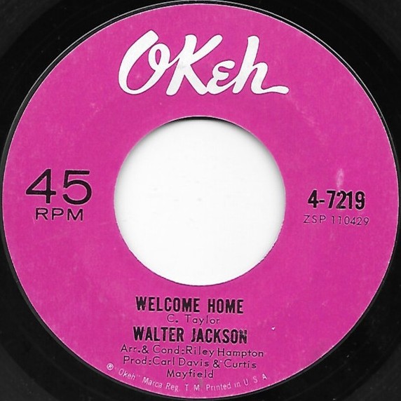 Welcome Home / Blowin' In the Wind by Walter Jackson (Single, Soul ...