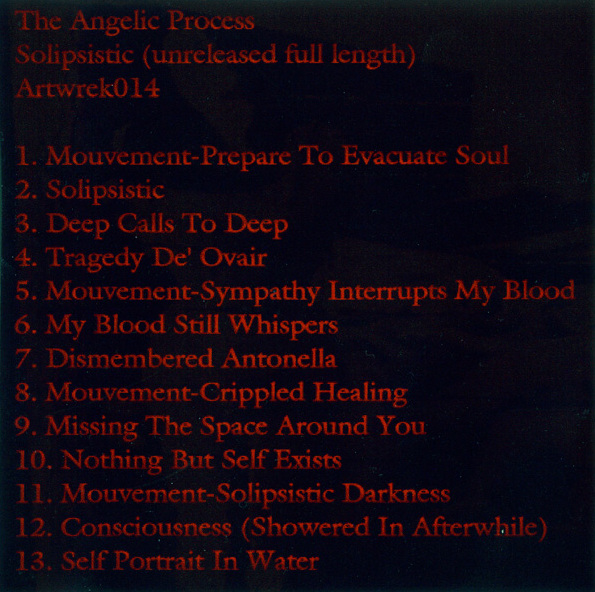 Solipsistic by The Angelic Process (Additional release, Drone Metal ...