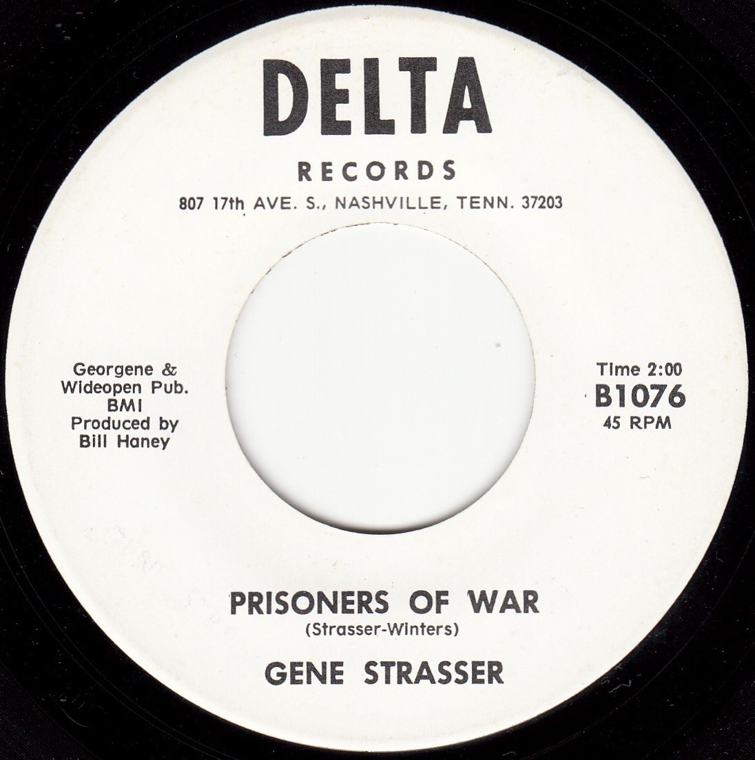 24th Power / Prisoners of War by Gene Strasser (Single, Country Pop ...