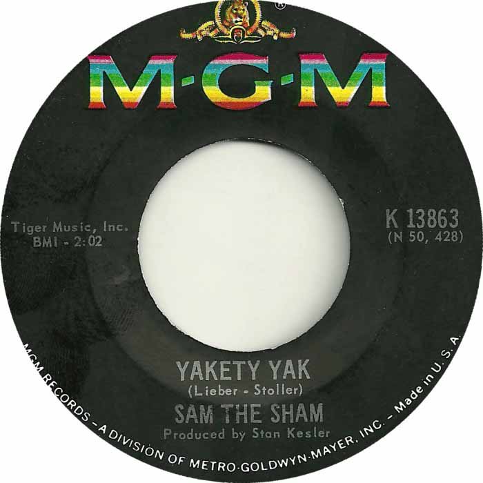 Yakety Yak / Let Our Love Light Shine by Sam the Sham (Single): Reviews ...