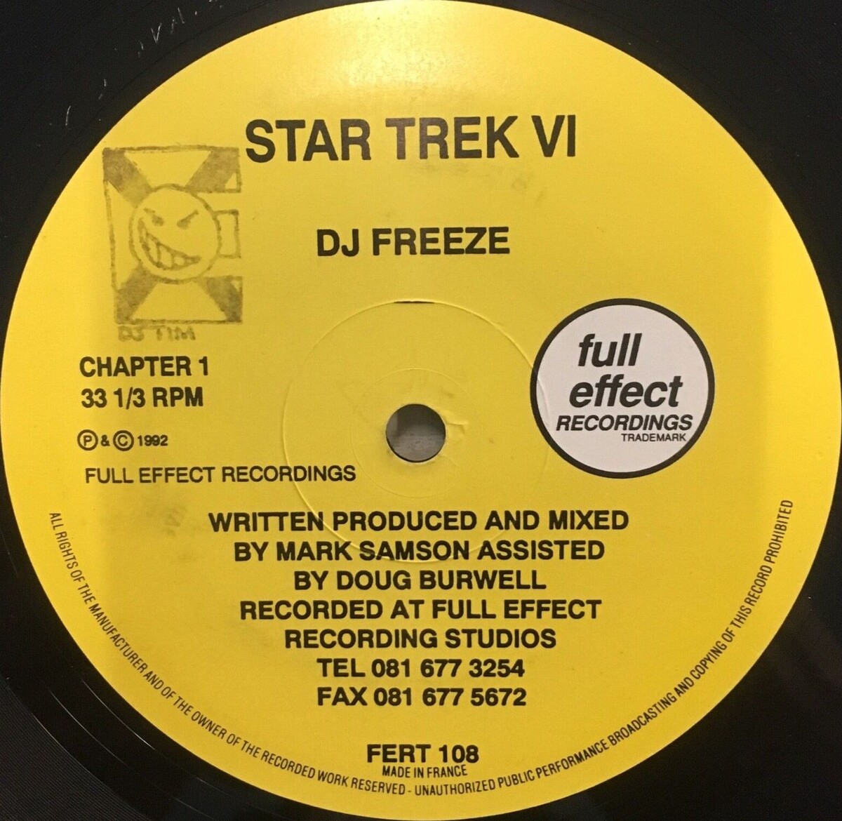 Star Trek VI / Living and Direct by DJ Freeze / 2 Much Posse (Single ...