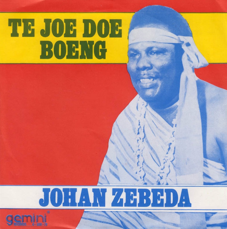 Te joe doe boeng, d'e trowing na liba / Die otoe doro, ne w'e kari mie ...