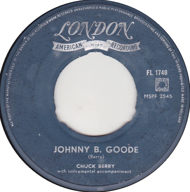 Johnny B. Goode / Around and Around by Chuck Berry (Single; London; FL ...