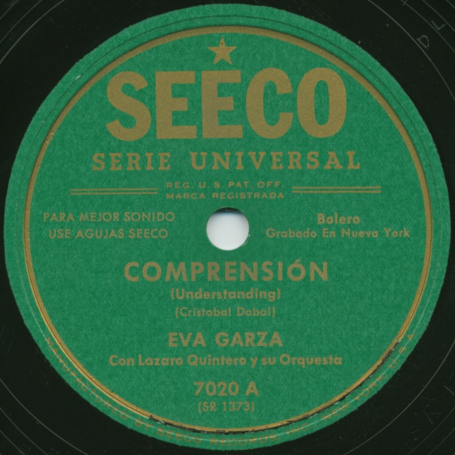 Comprensión / No me interesa by Eva Garza con Lazaro Quintero y Su ...