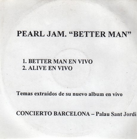 Better Man by Pearl Jam (Single, Alternative Rock): Reviews, Ratings ...