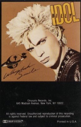 Whiplash Smile by Billy Idol (Album; Chrysalis; OVT 41514): Reviews ...