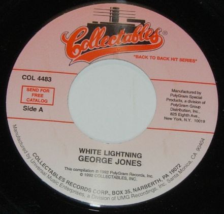 White Lightning / Who Shot Sam by George Jones (Single; Collectables ...