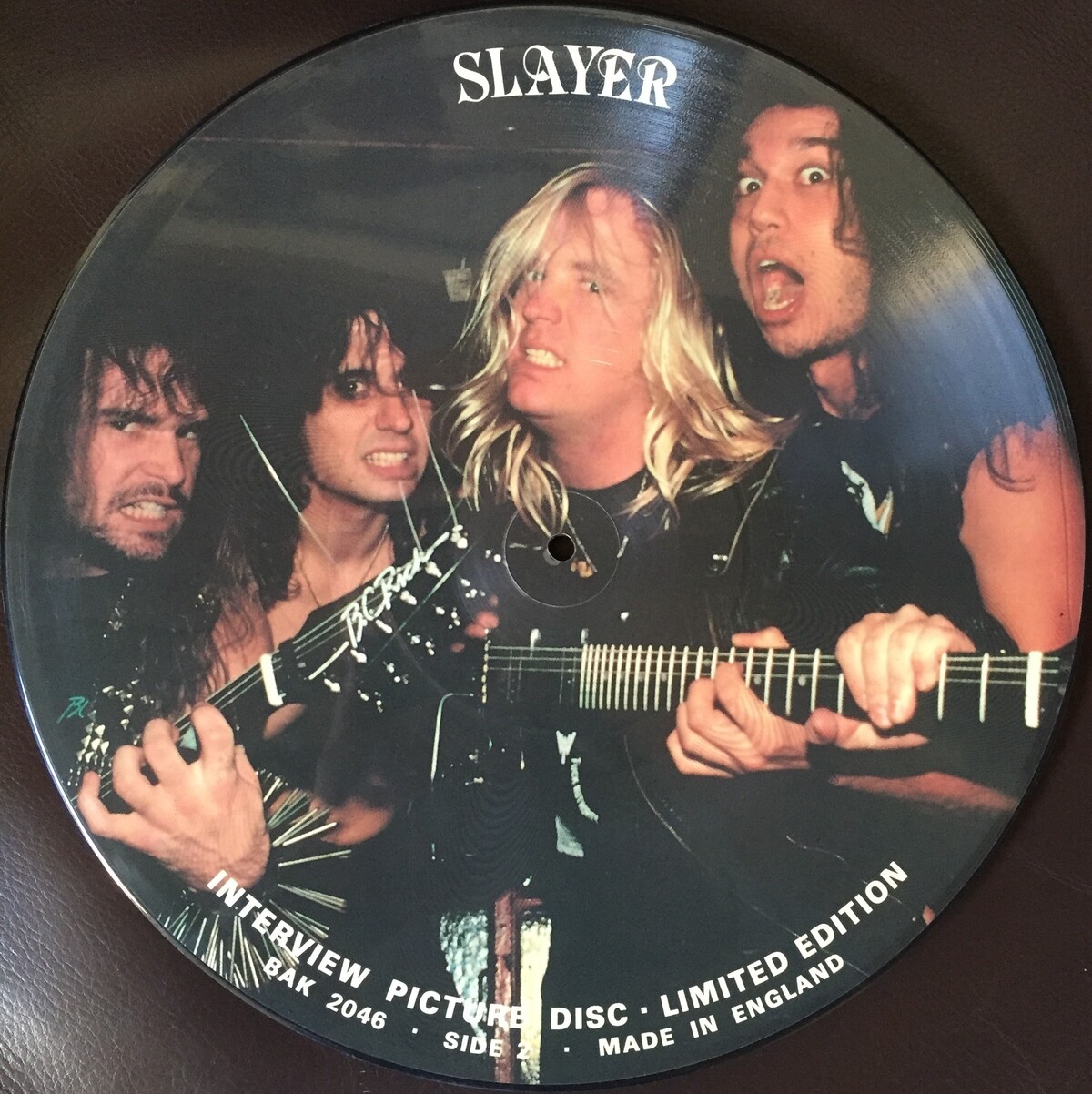 Interview Picture Disc by Slayer (Bootleg; Baktabak; BAK 2046): Reviews ...