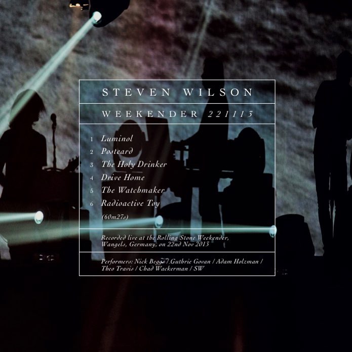 Weekender 221113 by Steven Wilson (Album, Progressive Rock): Reviews ...