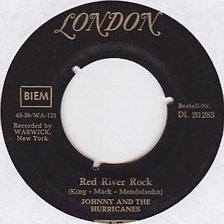 Red River Rock / Buckeye by Johnny and the Hurricanes (Single; London ...